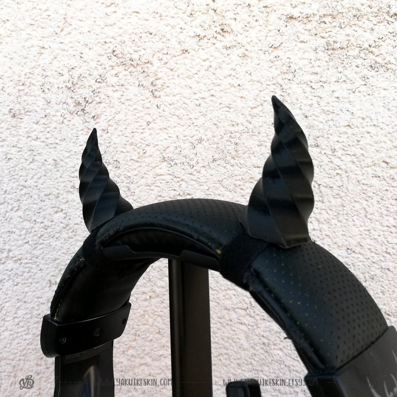 Curved Demon Imp HORNS for Headphones Wiccan Gothic Satyr - Etsy