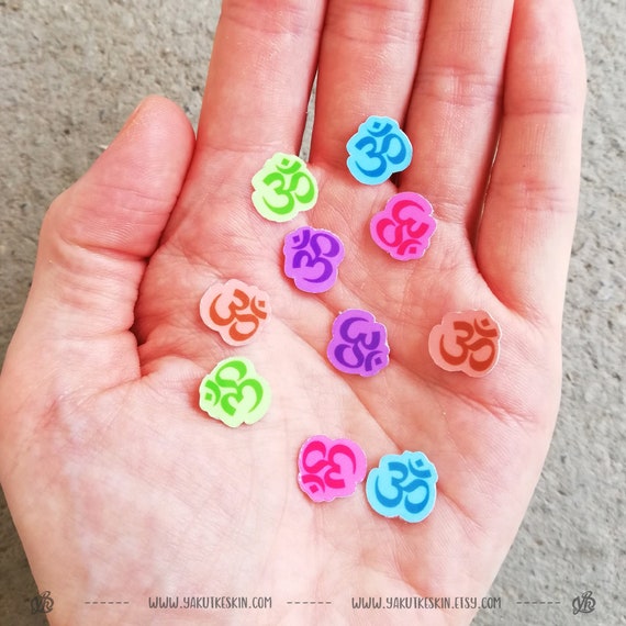 10 MINI Om Yoga Stickers Pack Law of Attraction Mindfulness - Etsy