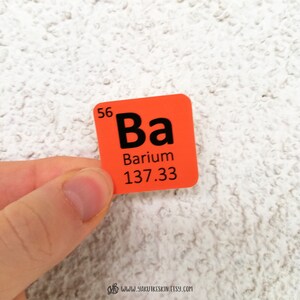Periodic Table of Elements ALKALINE EARTH Waterproof Vinyl Laptop ...