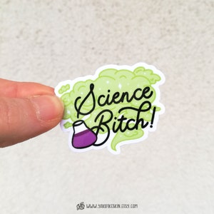 Funny Science Waterproof Vinyl Laptop Sticker - Etsy