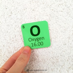 Oxygen Molecule Periodic Table of Elements Waterproof Vinyl Laptop ...