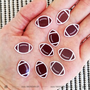 10 MINI American Football Stickers Pack, Football Decals, Waterproof ...