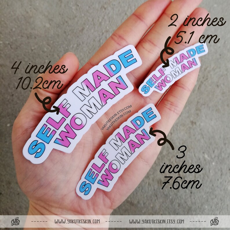 Self Made Woman Transgender Stickers Waterproof Vinyl Pride - Etsy