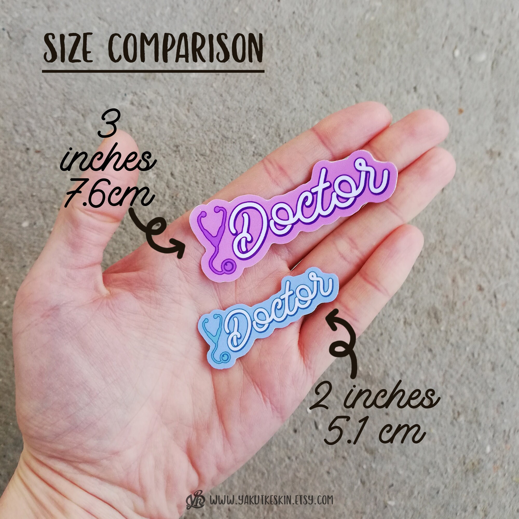 Doctor gift laptop sticker waterproof vinyl decal water bottle | Etsy