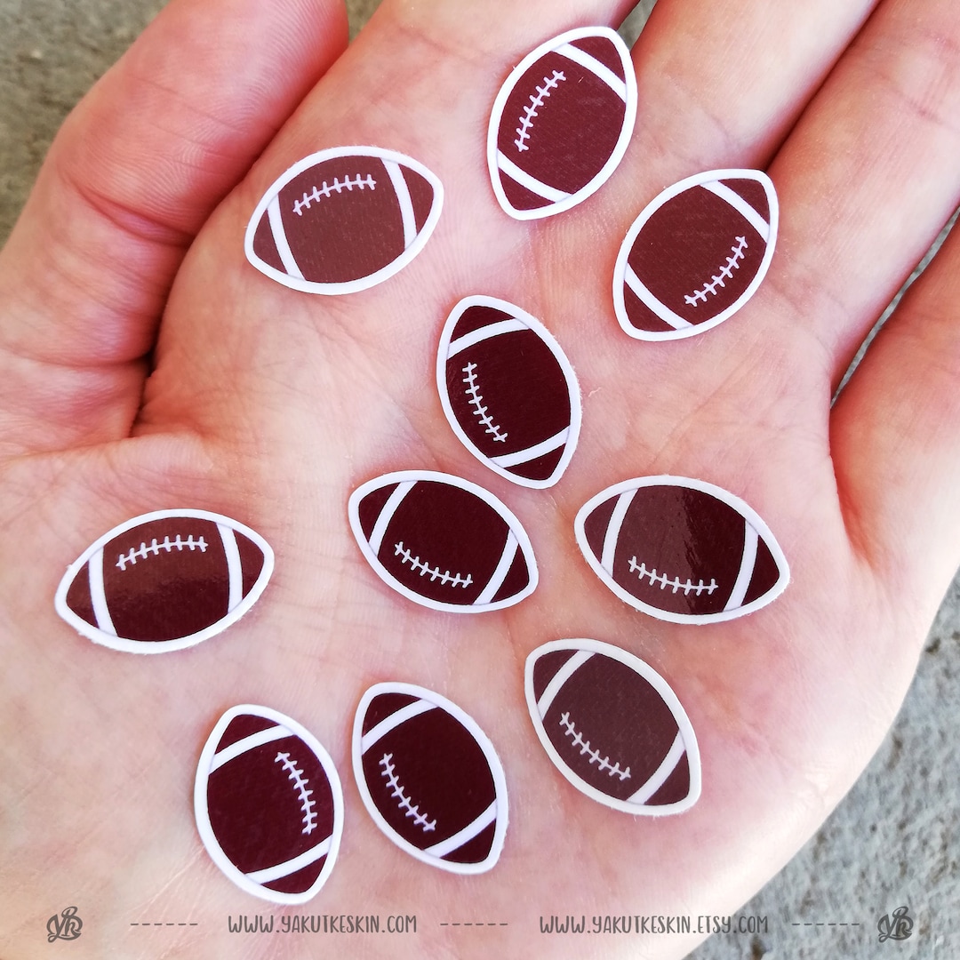 10 MINI American Football Stickers Pack, Football Decals, Waterproof ...