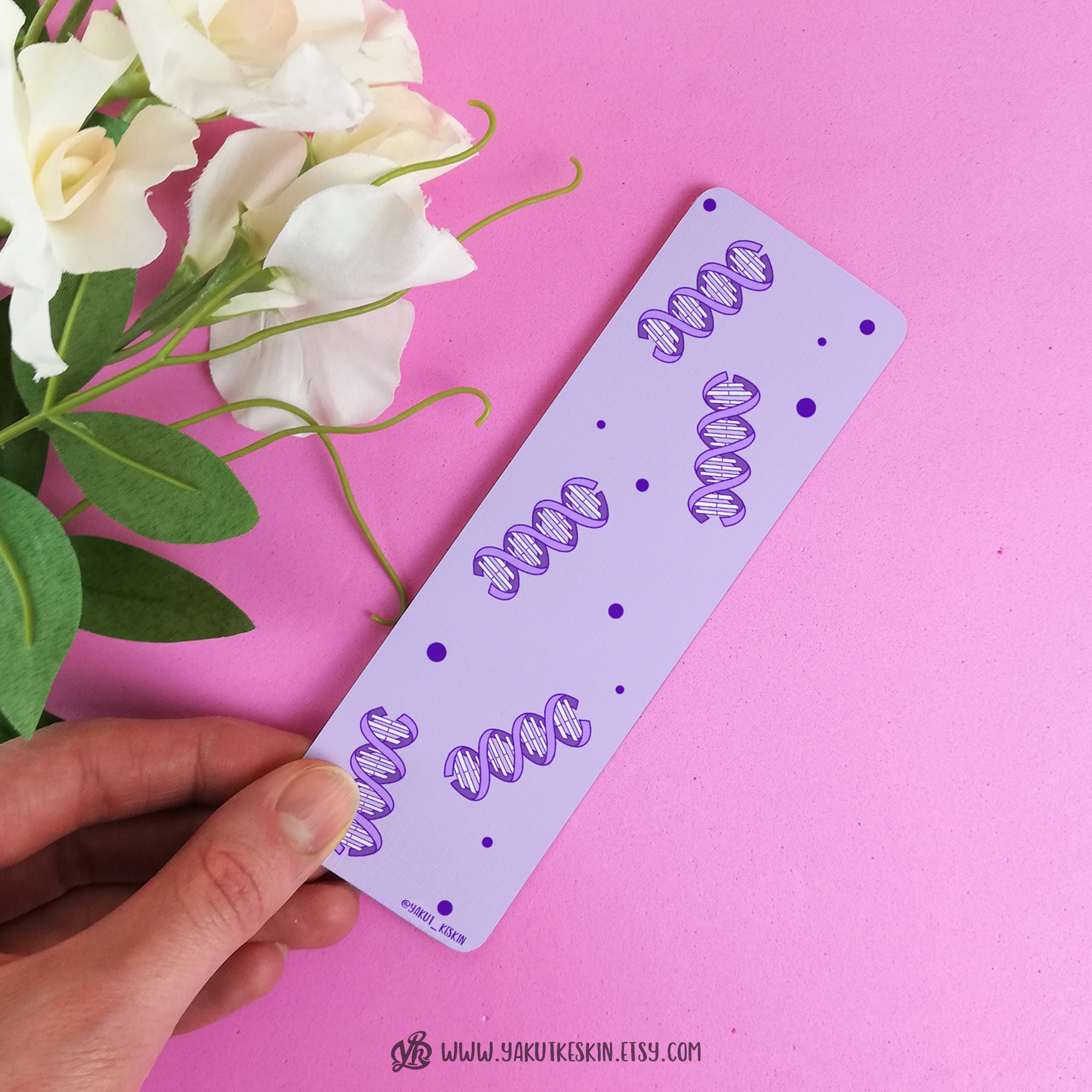 DNA Double Helix Science Bookmark Gift for Book Lover - Etsy
