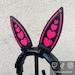 Heart Bunny Ears for Headsets and Headphones, Synthwave Gamer Rabbit ...