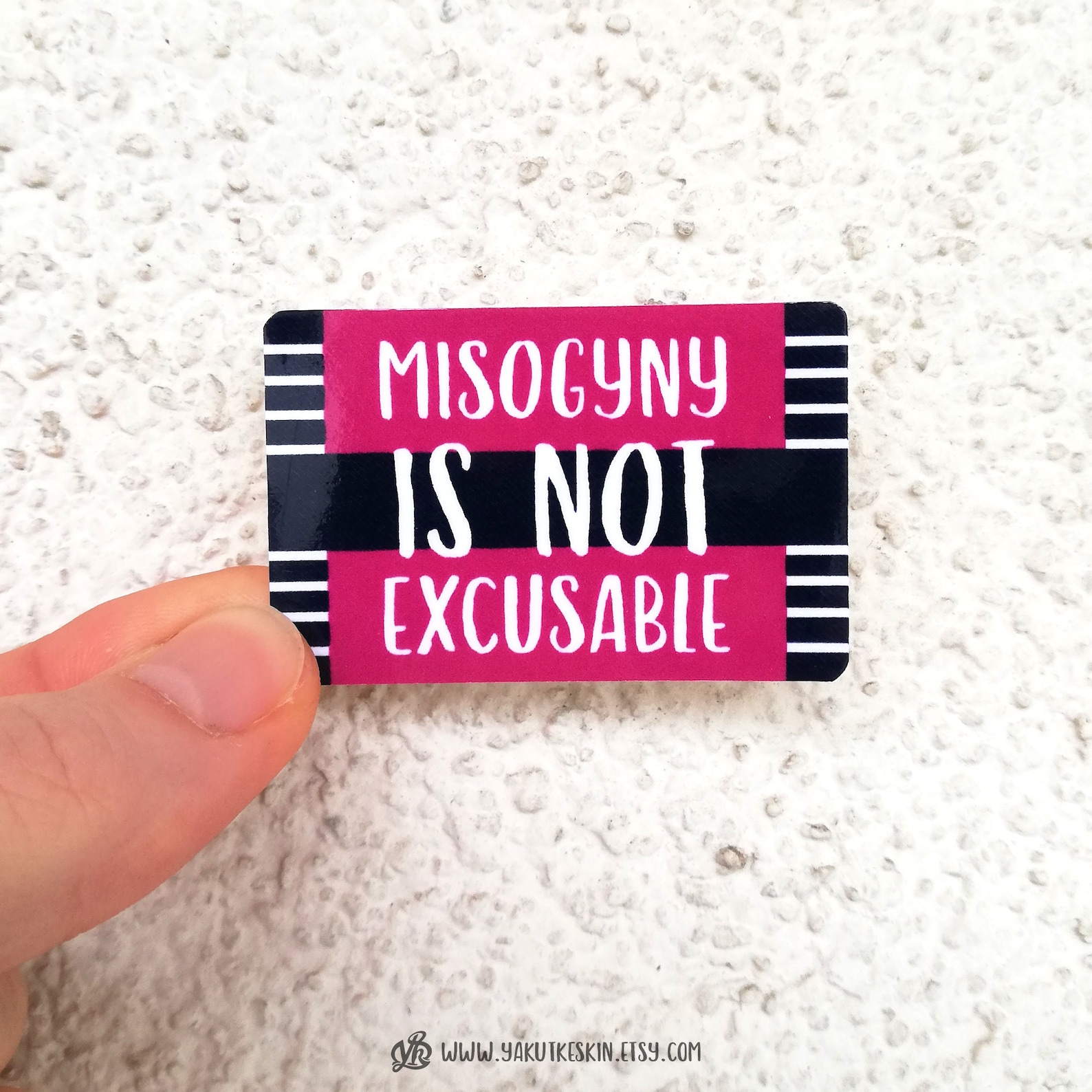 Misogyny is Not Excusable Waterproof Feminist Vinyl Laptop - Etsy Singapore
