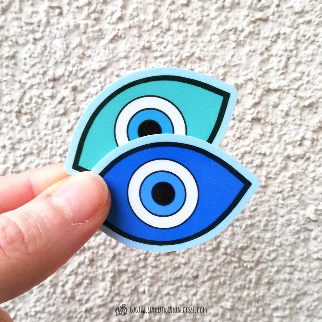 Evil Eye Waterproof Vinyl Sticker Decal - Etsy