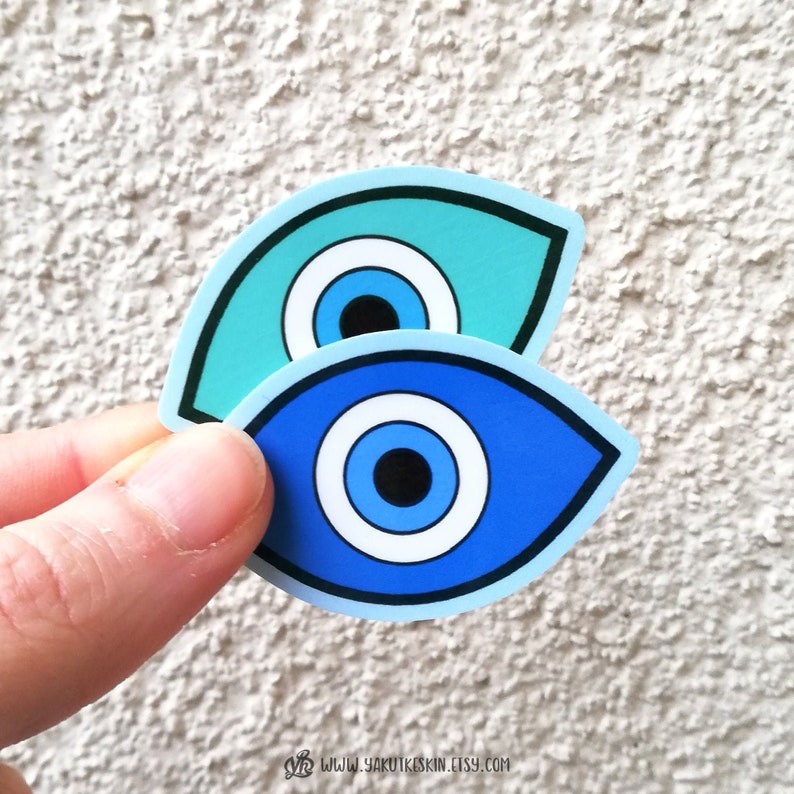 Evil Eye Waterproof Vinyl Sticker Decal - Etsy