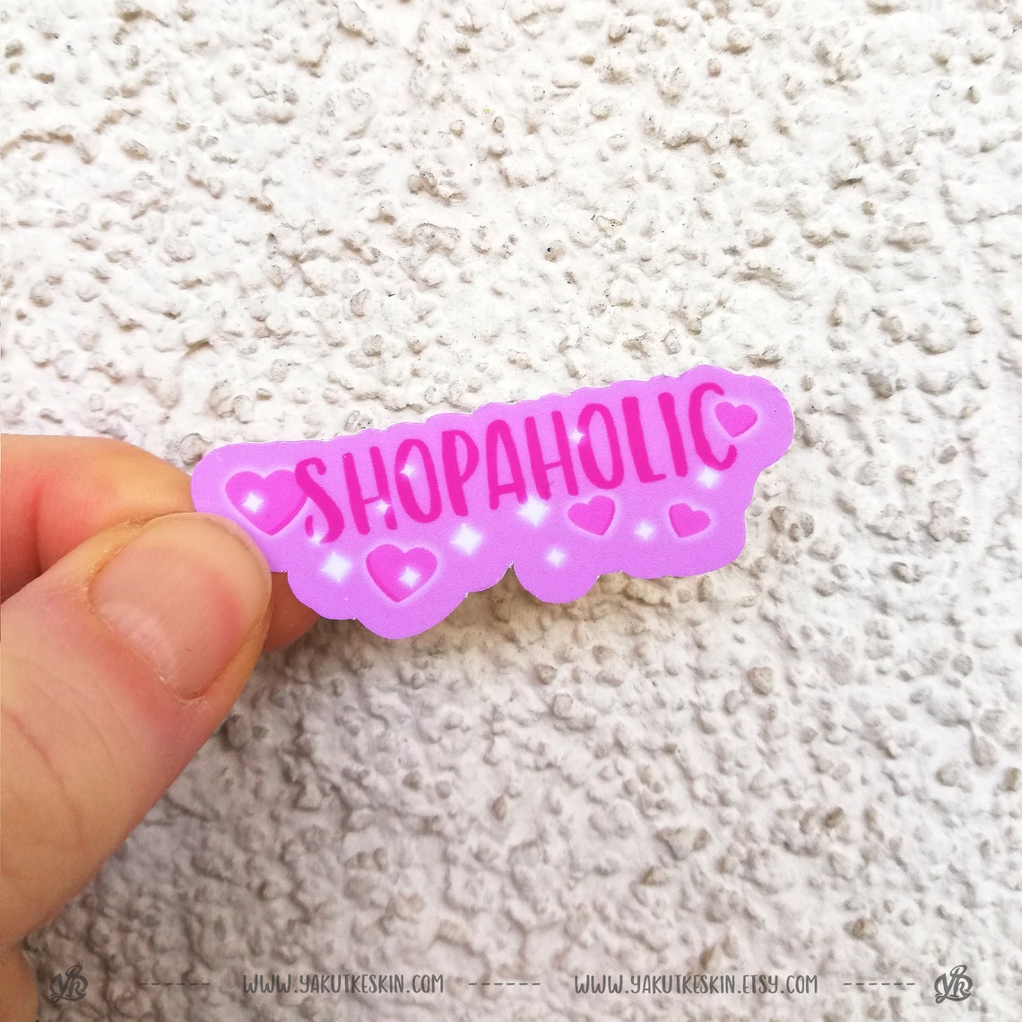 Shopaholic Waterproof Sticker Shopping Therapy Gag Gift - Etsy