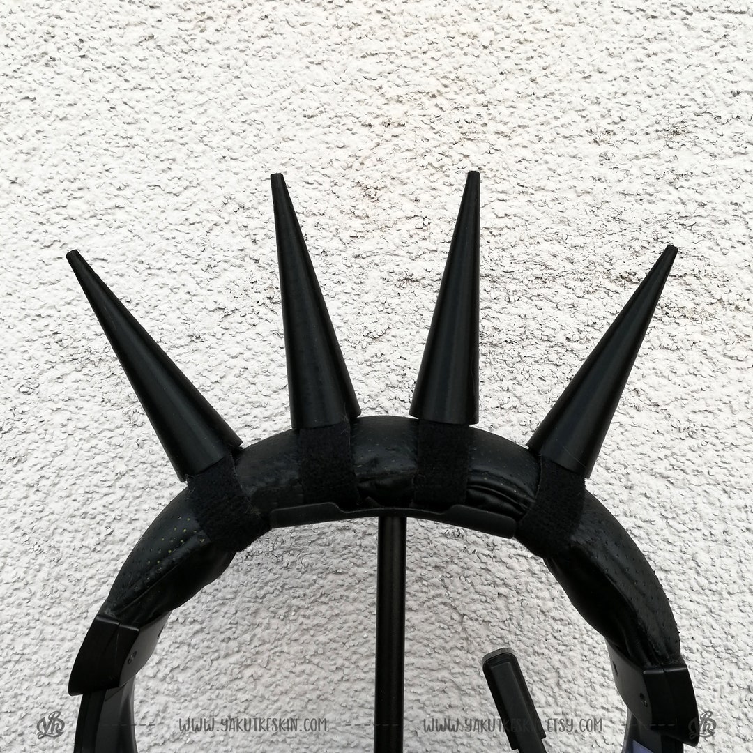 Goth Witch Spike Crown for Headphone and Headsets, Gothic Streamer ...