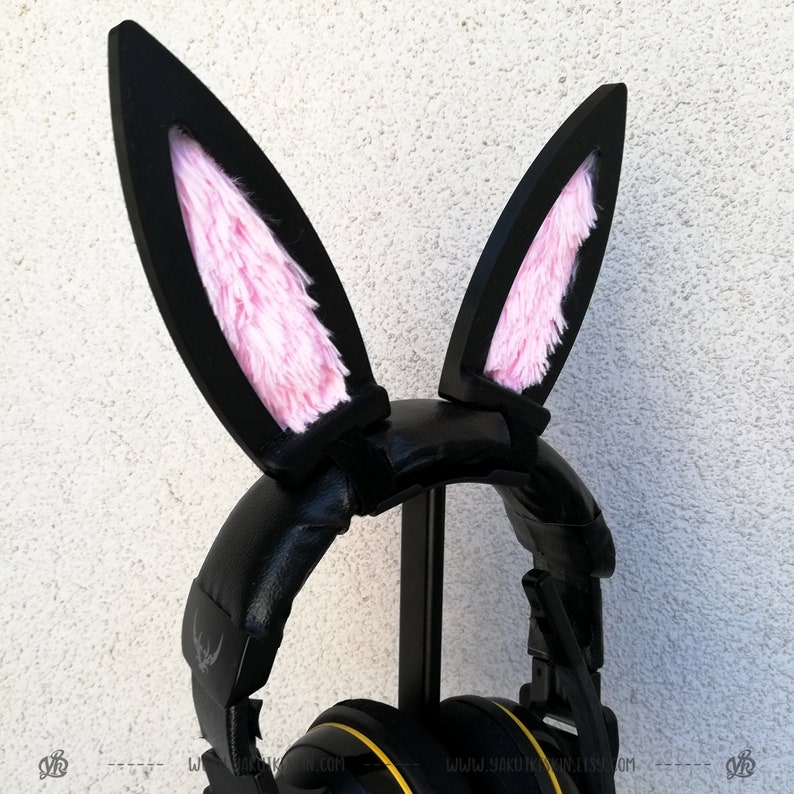 Bunny Ears for Headsets and Headphones Faux Fur Rabbit Ears - Etsy