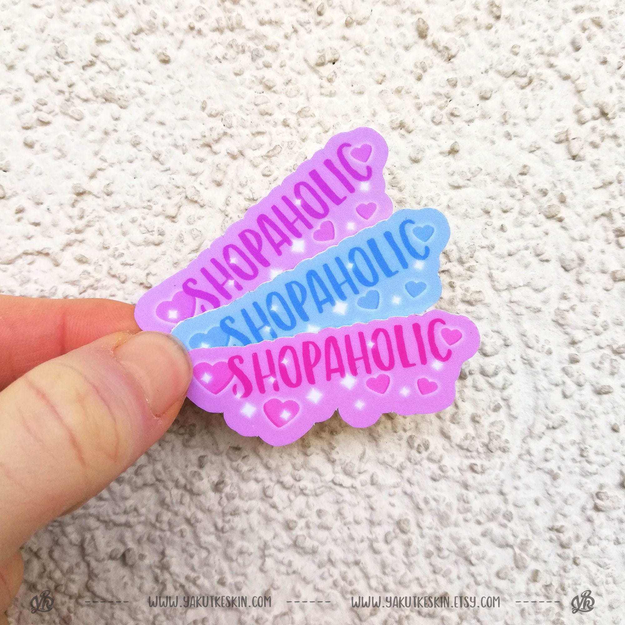 Shopaholic Waterproof Sticker Shopping Therapy Gag Gift - Etsy