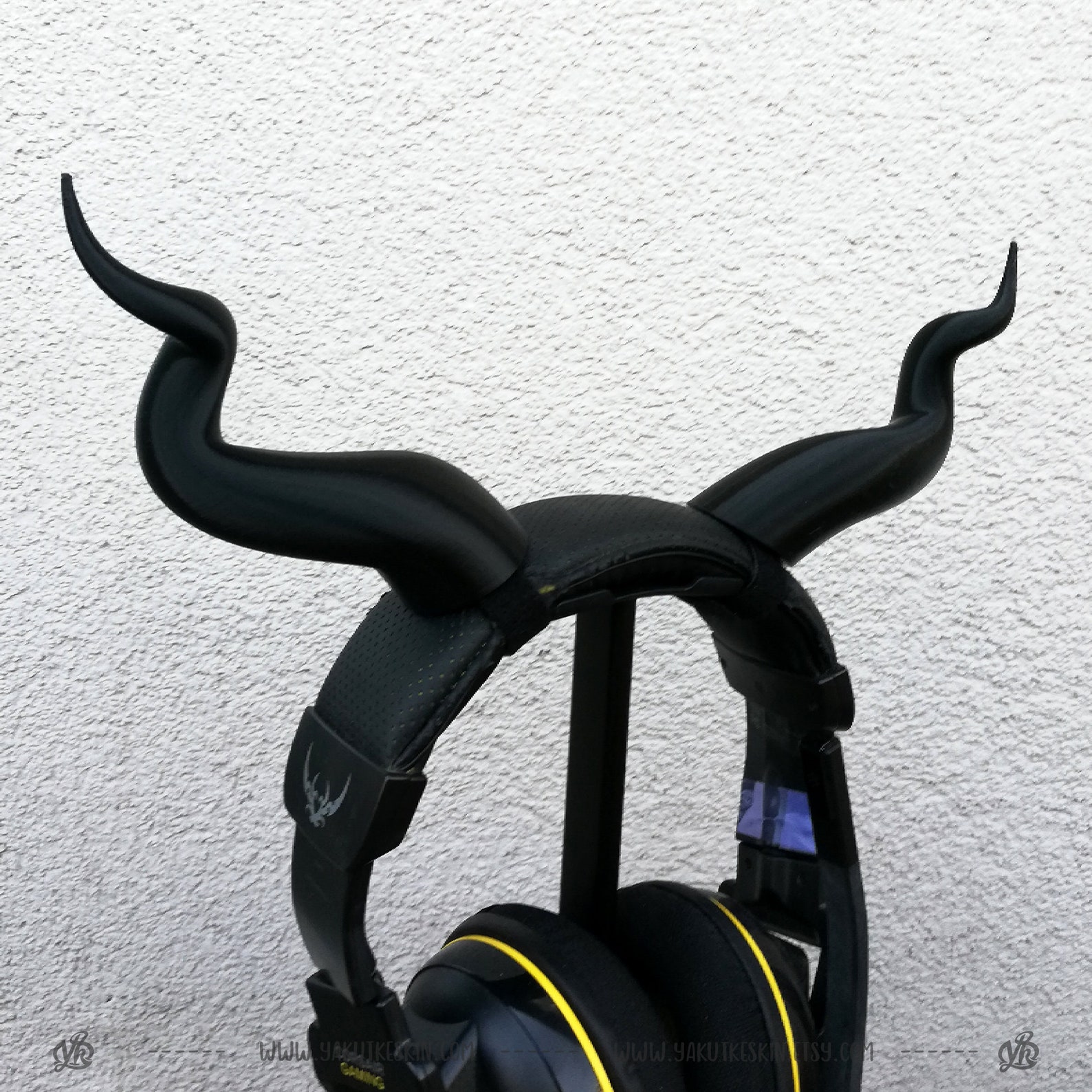 BIG Faun HORNS for Headphones Satyr Horns Headpiece Nymph or - Etsy