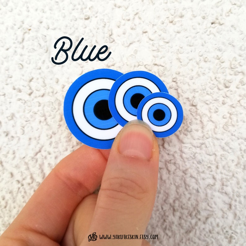 Set of Evil Eye Waterproof Vinyl Stickers Pack Laptop Decal - Etsy