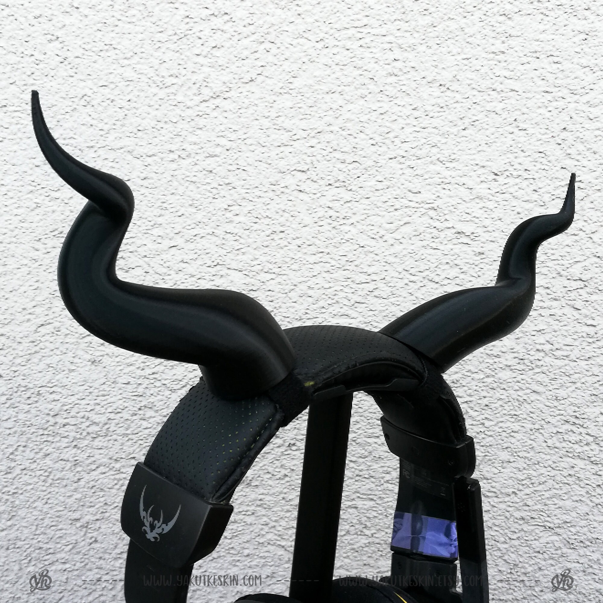BIG Faun HORNS for Headphones Satyr Horns Headpiece Nymph or - Etsy