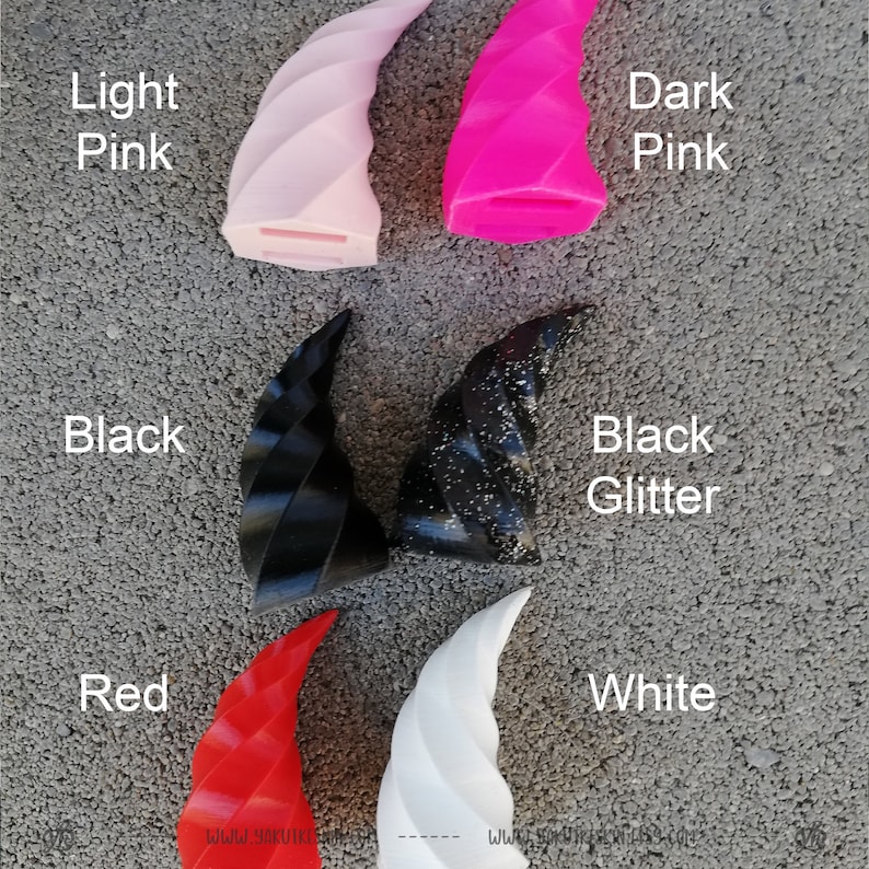 Curved Demon Imp HORNS for Headphones Wiccan Gothic Satyr - Etsy