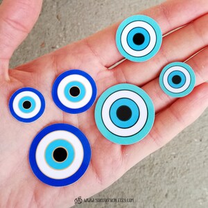 Set of Evil Eye Waterproof Vinyl Stickers Pack Laptop Decal - Etsy