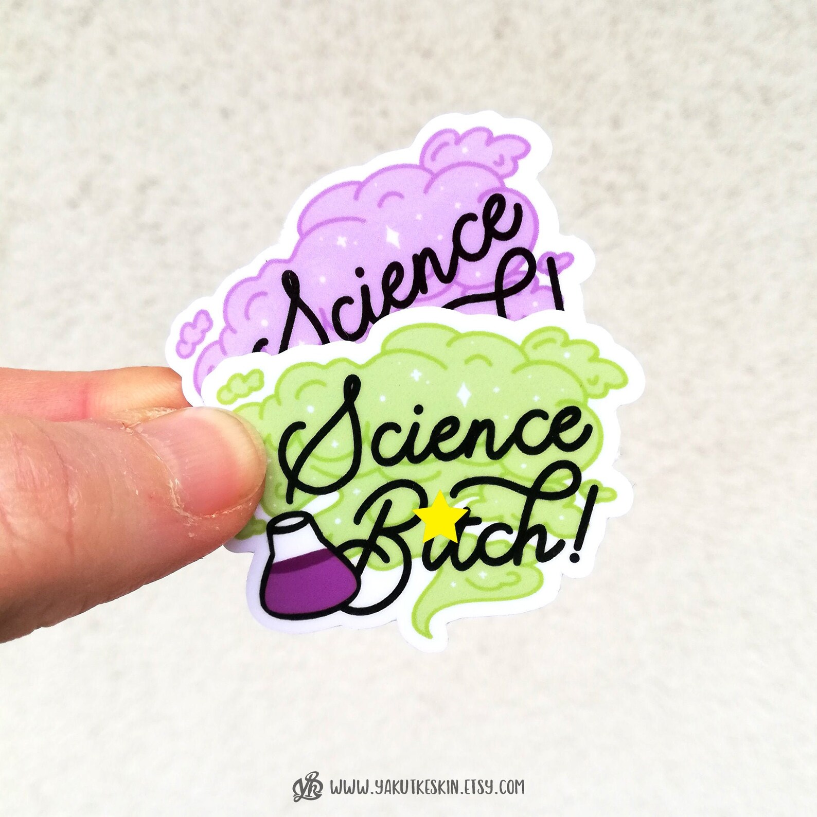 Funny Science Waterproof Vinyl Laptop Sticker - Etsy