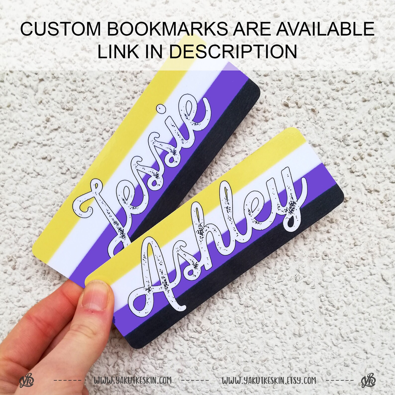 Custom Nonbinary Name Stickers Waterproof Vinyl Pride Flag - Etsy