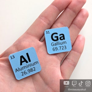 FULL Periodic Table of Elements STICKERS, Waterproof Vinyl Sticker ...