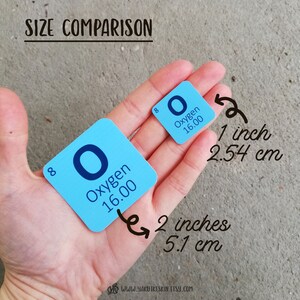 Oxygen Molecule Periodic Table of Elements Waterproof Vinyl Laptop ...