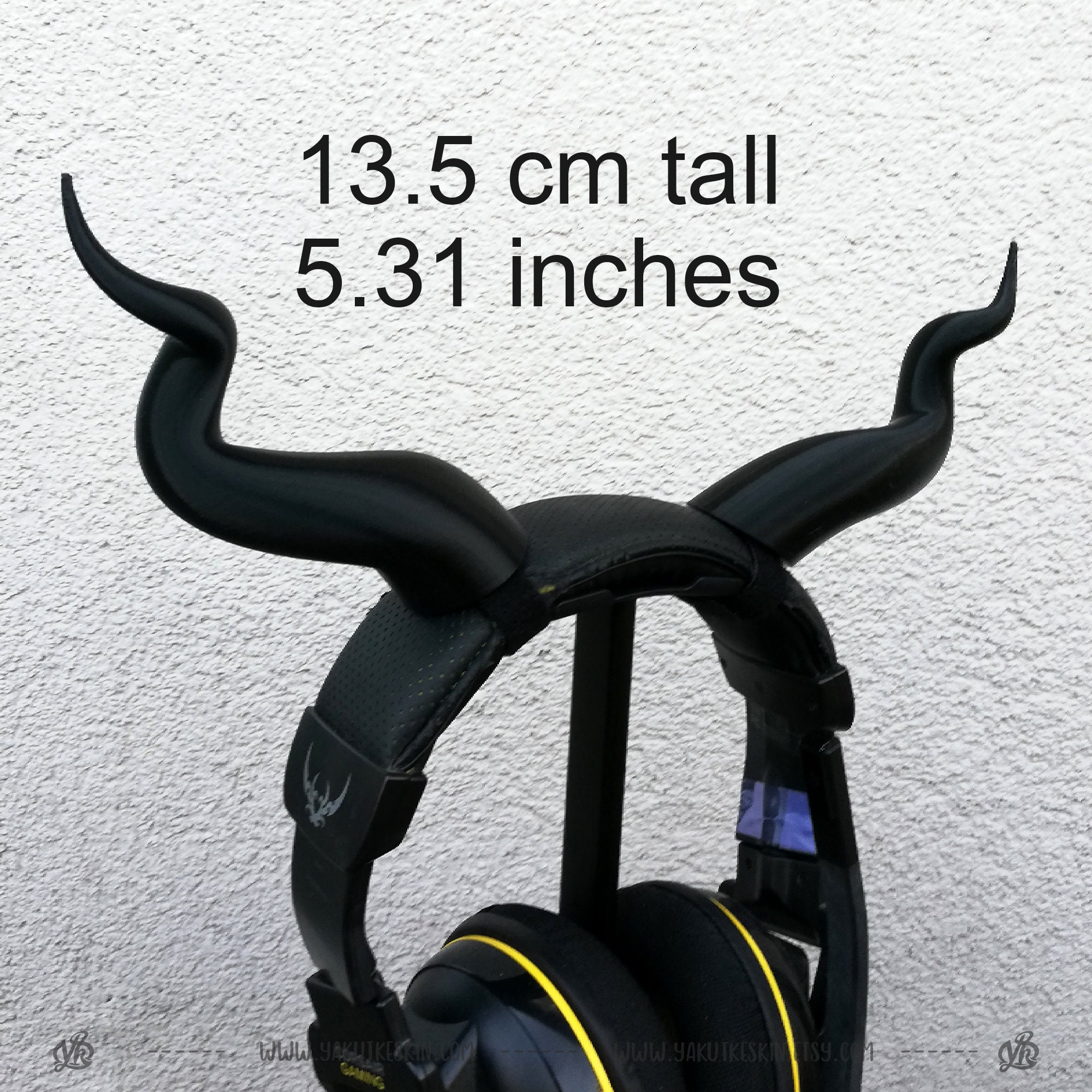 BIG Faun HORNS for Headphones Satyr Horns Headpiece Nymph or - Etsy