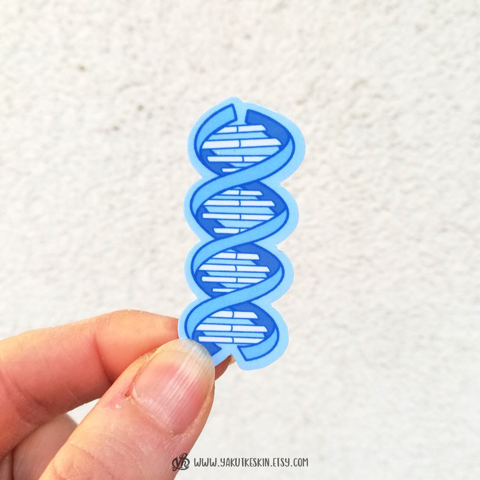 DNA Double Helix Waterproof Vinyl Laptop Science Sticker - Etsy