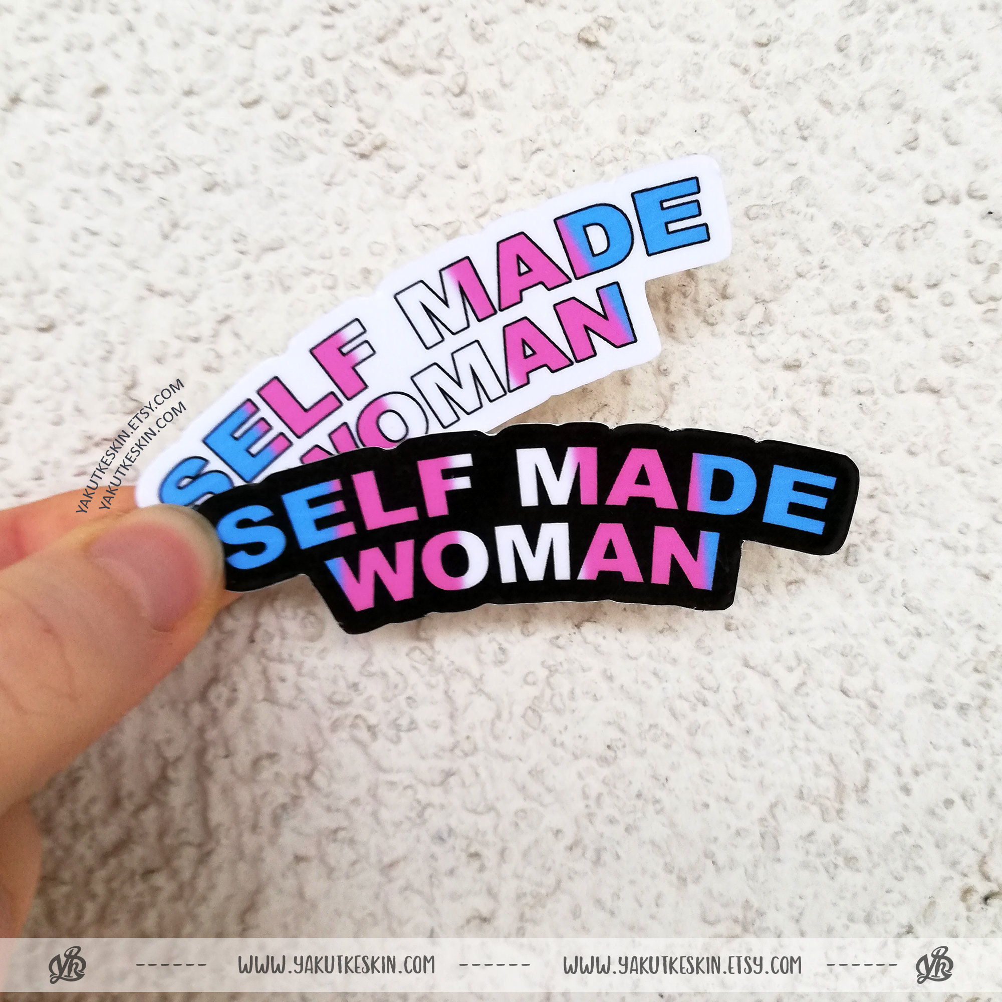 Self Made Woman Transgender Stickers Waterproof Vinyl Pride Sticker for ...