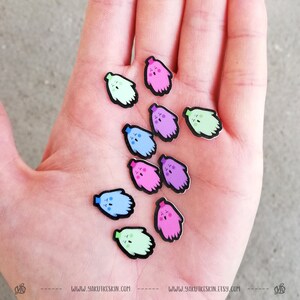 10 MINI Ghosts Halloween Sticker Pack Pastel Halloween Decor - Etsy