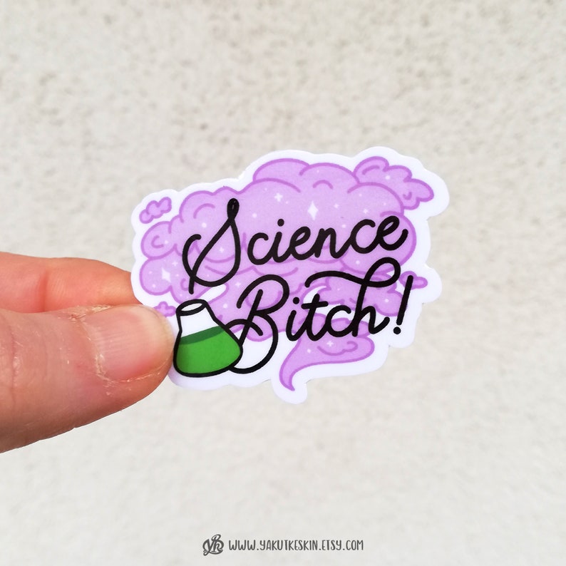 Funny Science Waterproof Vinyl Laptop Sticker - Etsy
