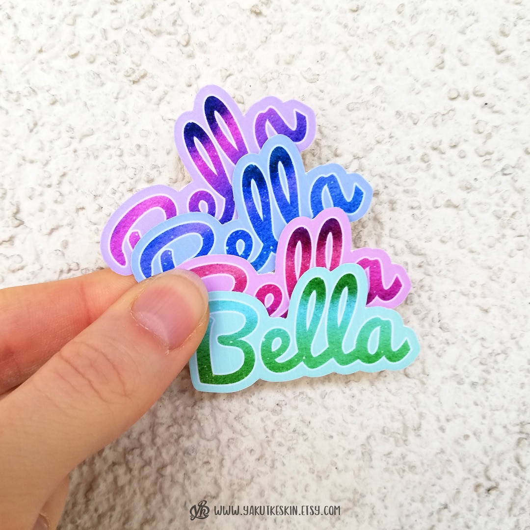 Personalized Waterproof Vinyl Name Sticker for Laptop, Perfect Mother's ...
