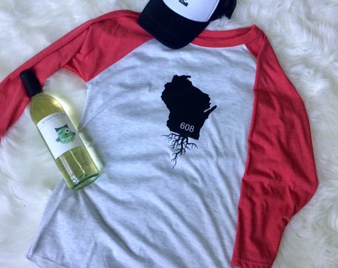 Wisconsin Roots 608 (area Code) I Can Do Any State and Area Code. - Etsy