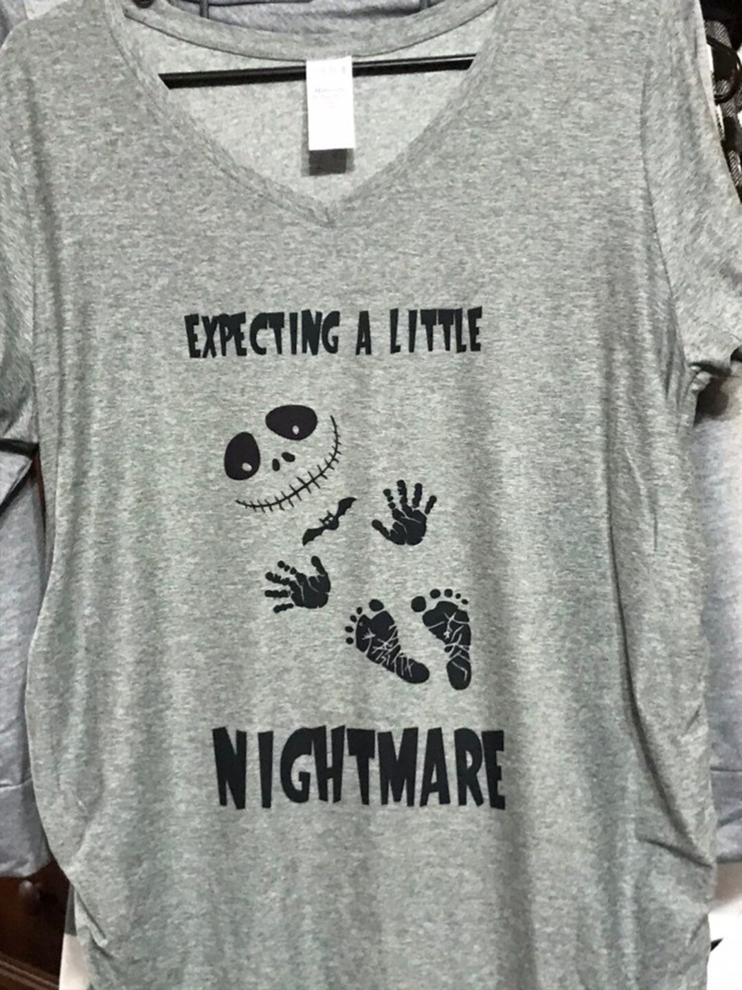 Expecting A Little Nightmare Pregnancy Announcement - Etsy