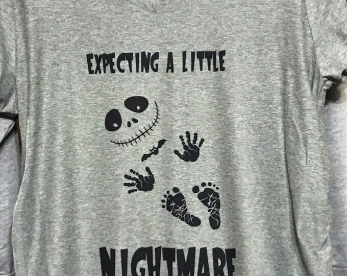 Expecting A Little Nightmare Pregnancy Announcement - Etsy