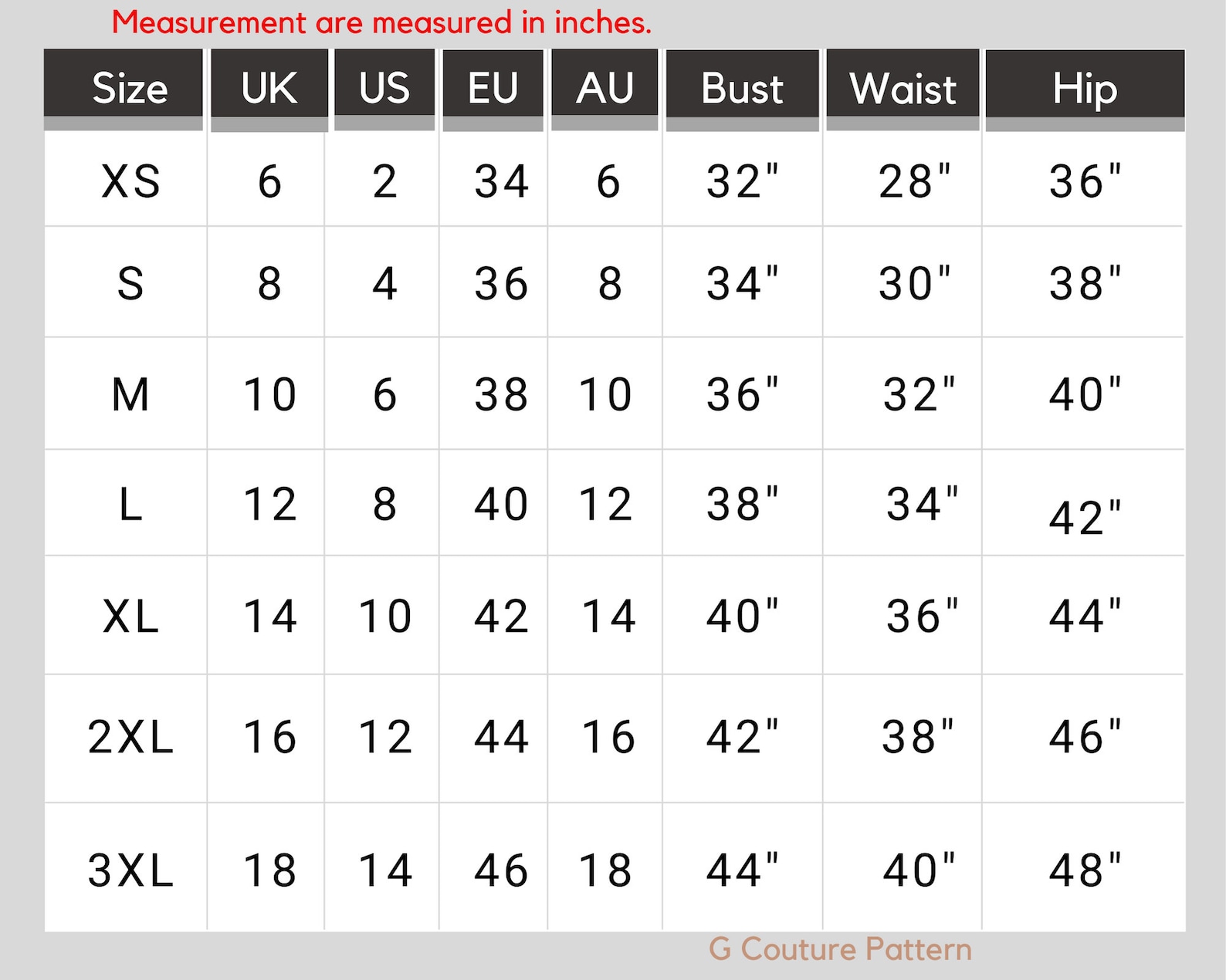 Basic Bodice Sewing Pattern for Women Size XS xl Pdf Pattern for ...