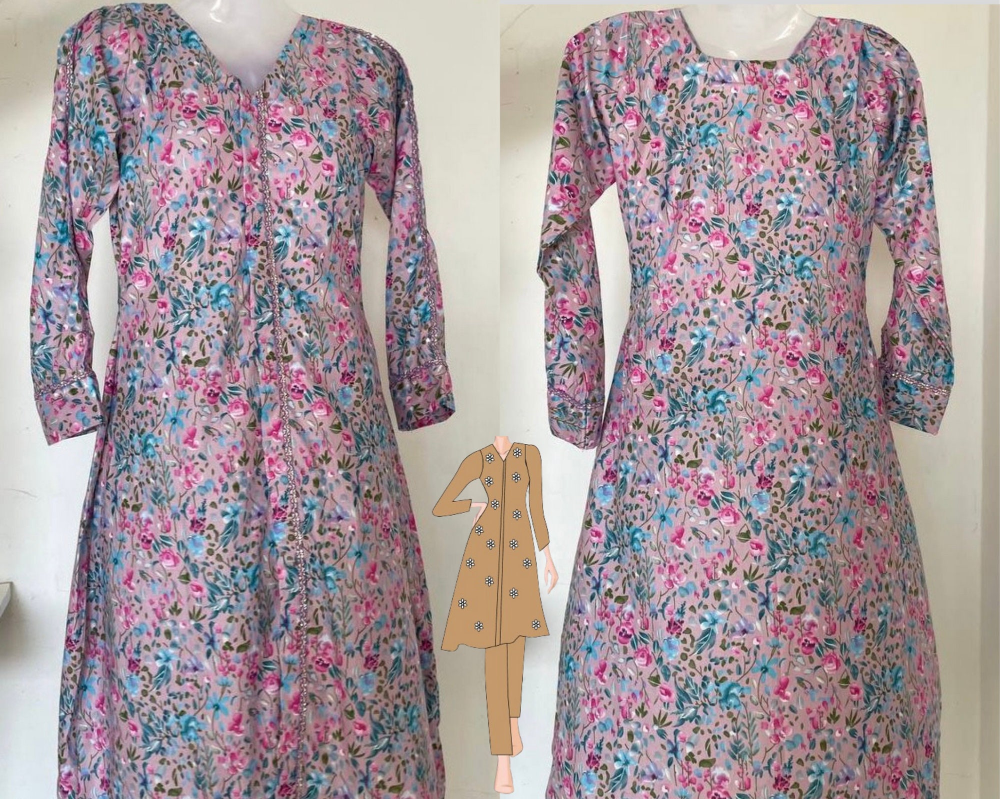 Co-ord Set Sewing Pattern: Women's A-line Dress With Pants (XS-XXXXL ...