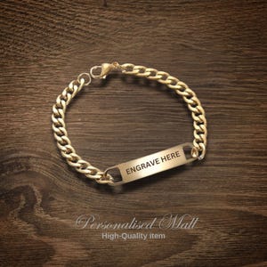 Handmade Custom Bracelet Chain-personalized Couples Bracelet Set Gifts ...