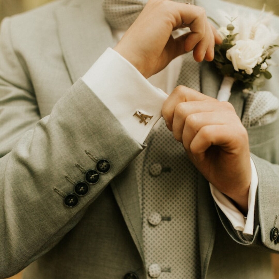 Handmade Personalized Cufflinks-groomsmen Cufflinks-wedding Cufflinks ...