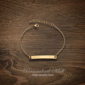 Handmade Custom Bracelet Chain-personalized Couples Bracelet Set Gifts ...