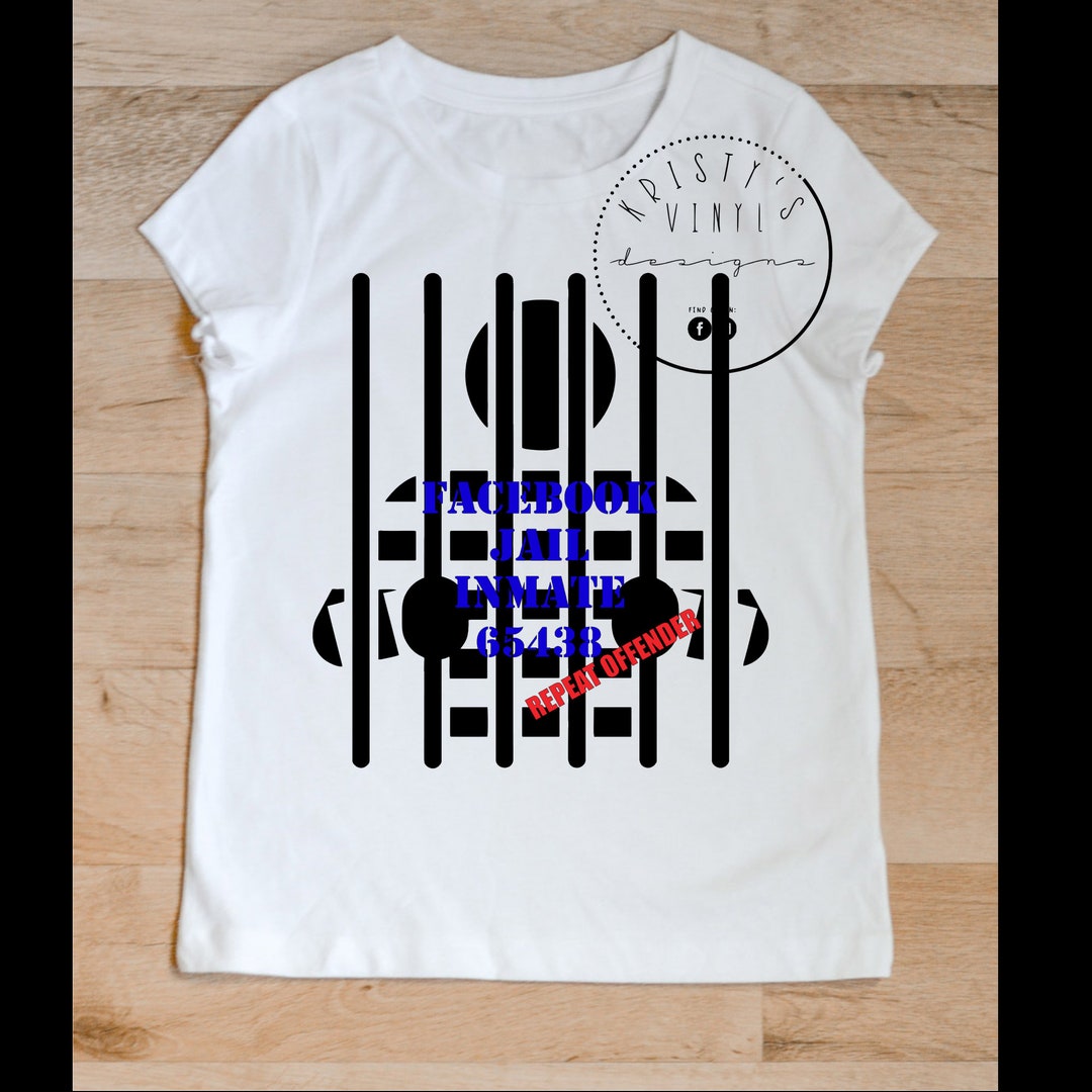 Facebook Inmate Svg Png, for Cricut or Silhouette for Tshirts, Mugs ...