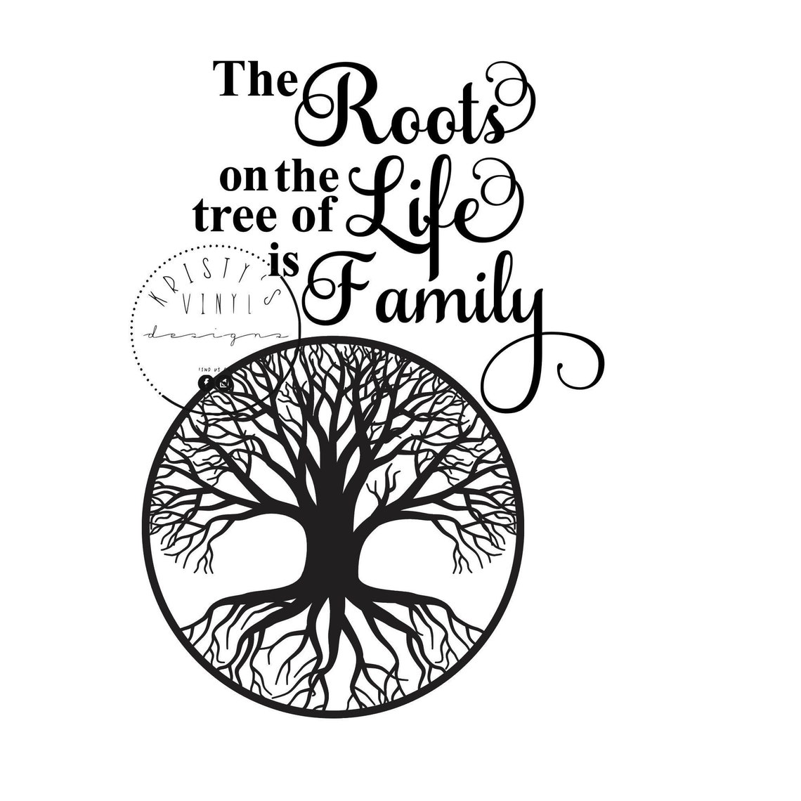 The Roots on the Tree of Life is Family Svg, Family Svg, Mothers Day ...