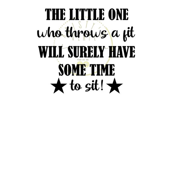Timeout SVG Kid SVG Tantrum Svg Bad kid svg Cricut | Etsy