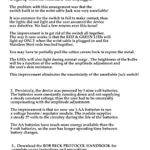 BOB BECK Blood Electrifier + Constant Current Colloidal Silver ...