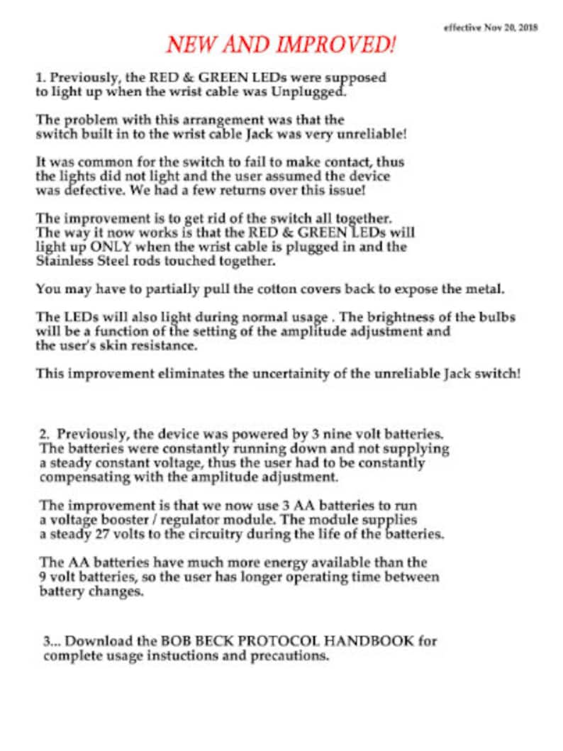 BOB BECK Blood Electrifier + Constant Current Colloidal Silver ...