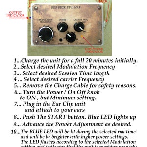 Bob Beck BT-11 MAX Bio Tuner W/ Low Power Led/timer/adj - Etsy