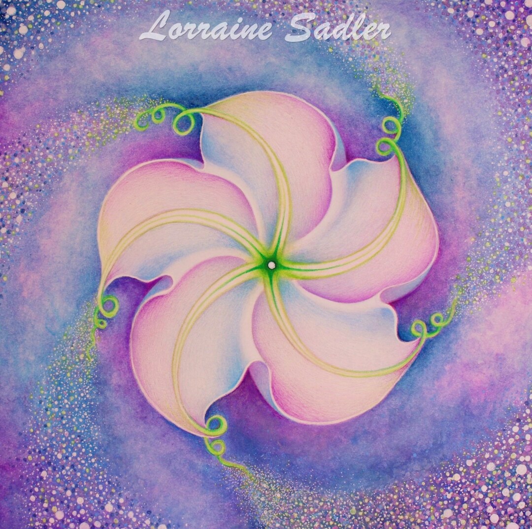 Framed Moonflower Painting. Original Flower Painting Based on a ...