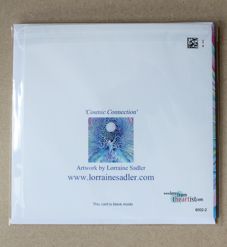 Cosmic Art Card, Pagan Art, Moon, Visionary Art, Spiritual Art ...