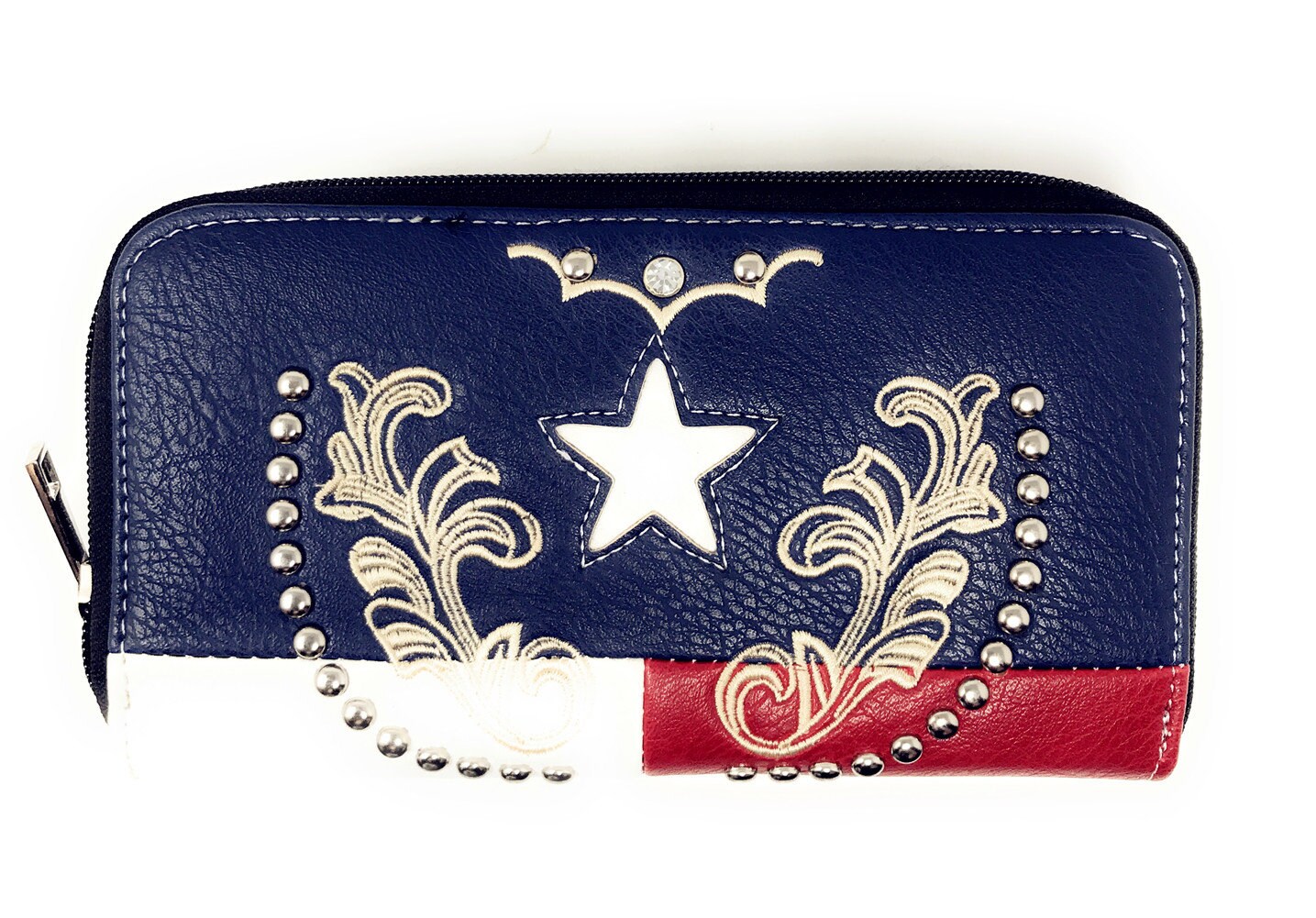 American Flag Texas Map Buckle/zipper Handbag Purse With - Etsy